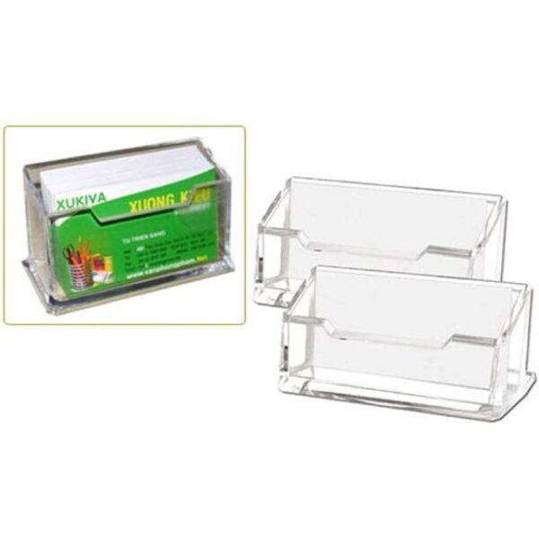 Hộp đựng name card mica Xukiva - Văn phòng phẩm giá rẻ online TPHCM