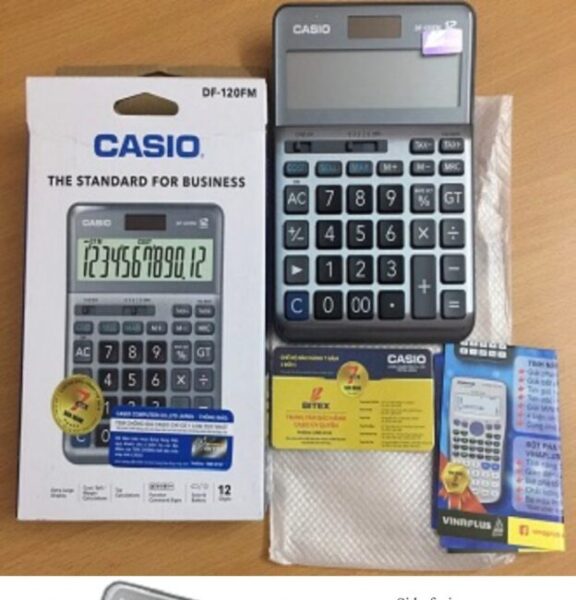 Máy tính Casio DF 120FM chính hãng - Văn phòng phẩm giá rẻ online TPHCM
